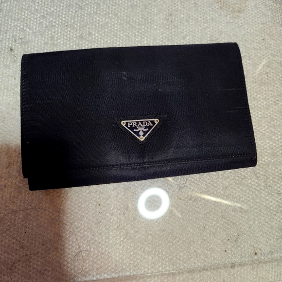 Prada | Bags | Prada Wallet M68 Tessuto With Authentication Card | Poshmark